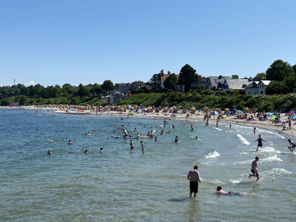 Badestrand Schilksee Juni 2020 Sommer an der Kieler Förde | We love Kiel